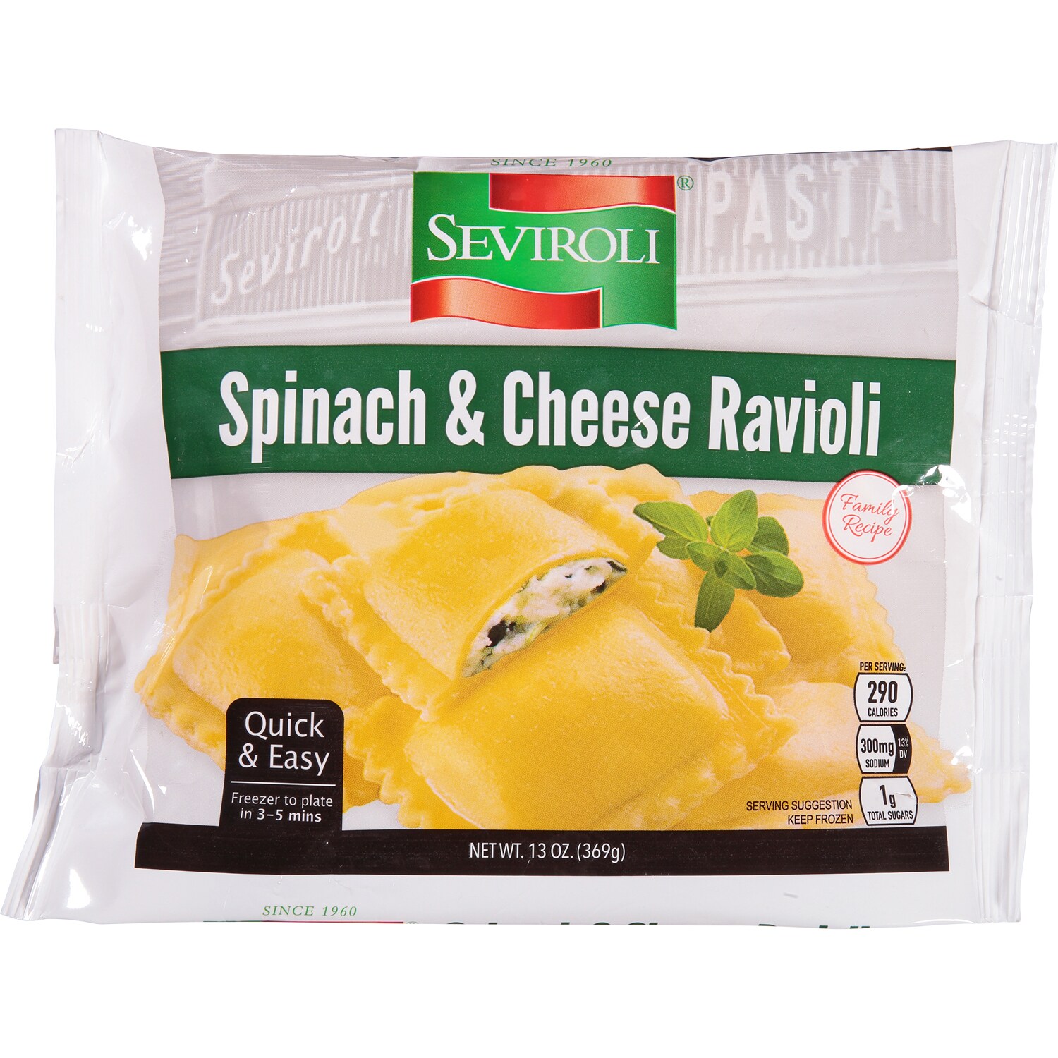 Order Seviroli Spinach and Cheese Ravioli | Fast Delivery