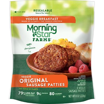 Order Morningstar Farms Veggie Breakfast Sausage Patties | Fast Delivery