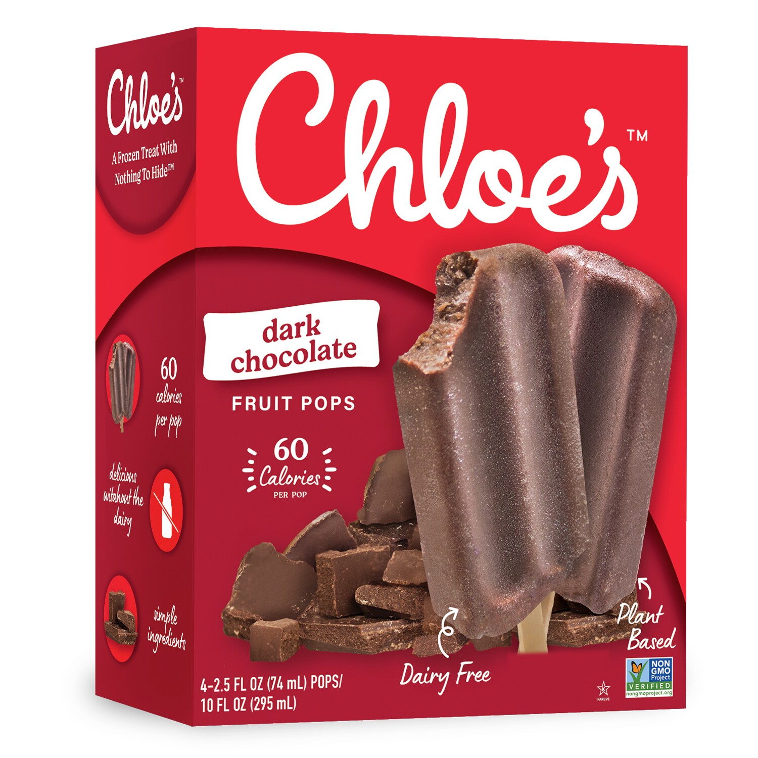Order Chloe's Pops, Dark Chocolate | Fast Delivery