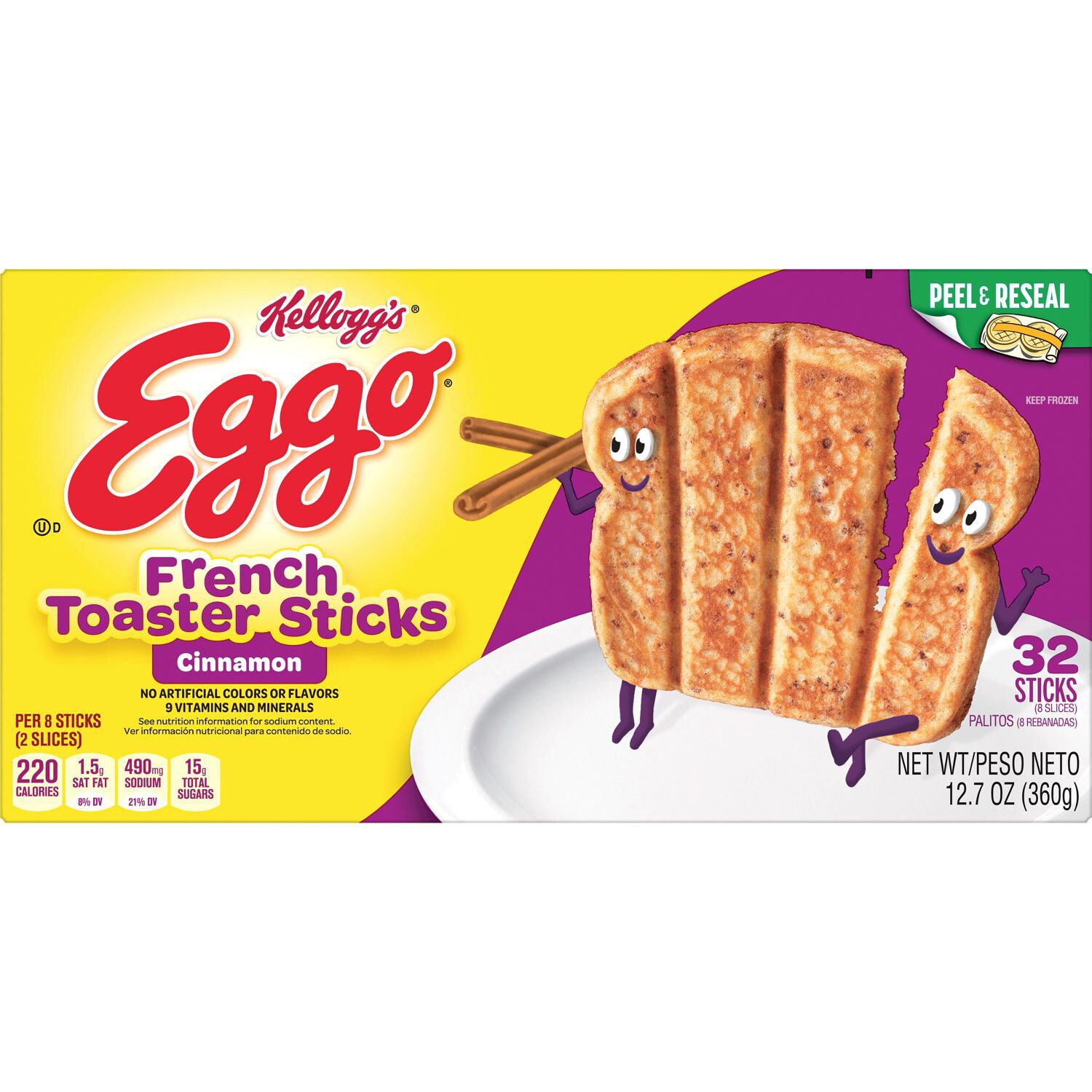Order Kellogg's Eggo French Toaster Sticks, Cinnamon | Fast Delivery