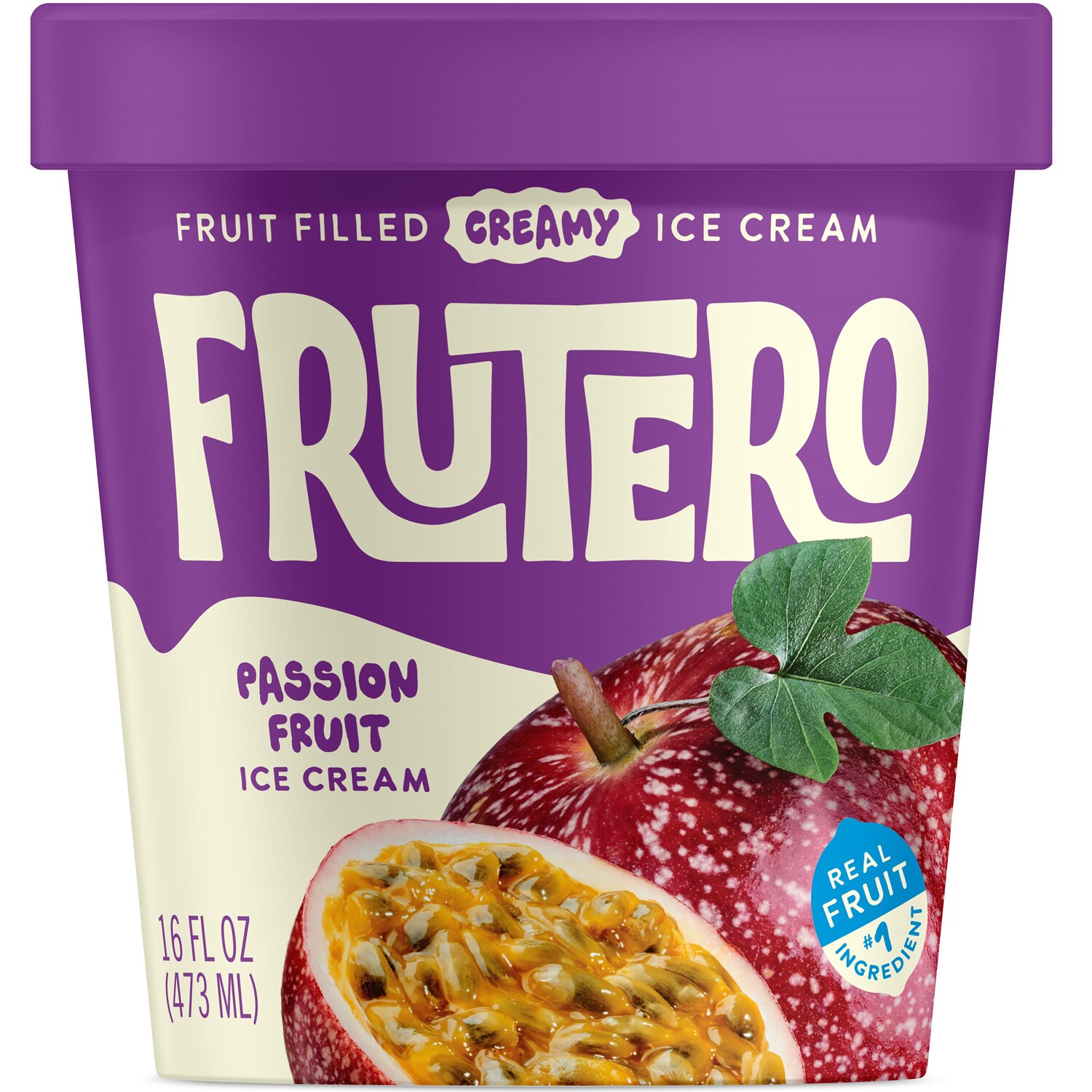 Frutero Ice Cream, Passion Fruit | FreshDirect