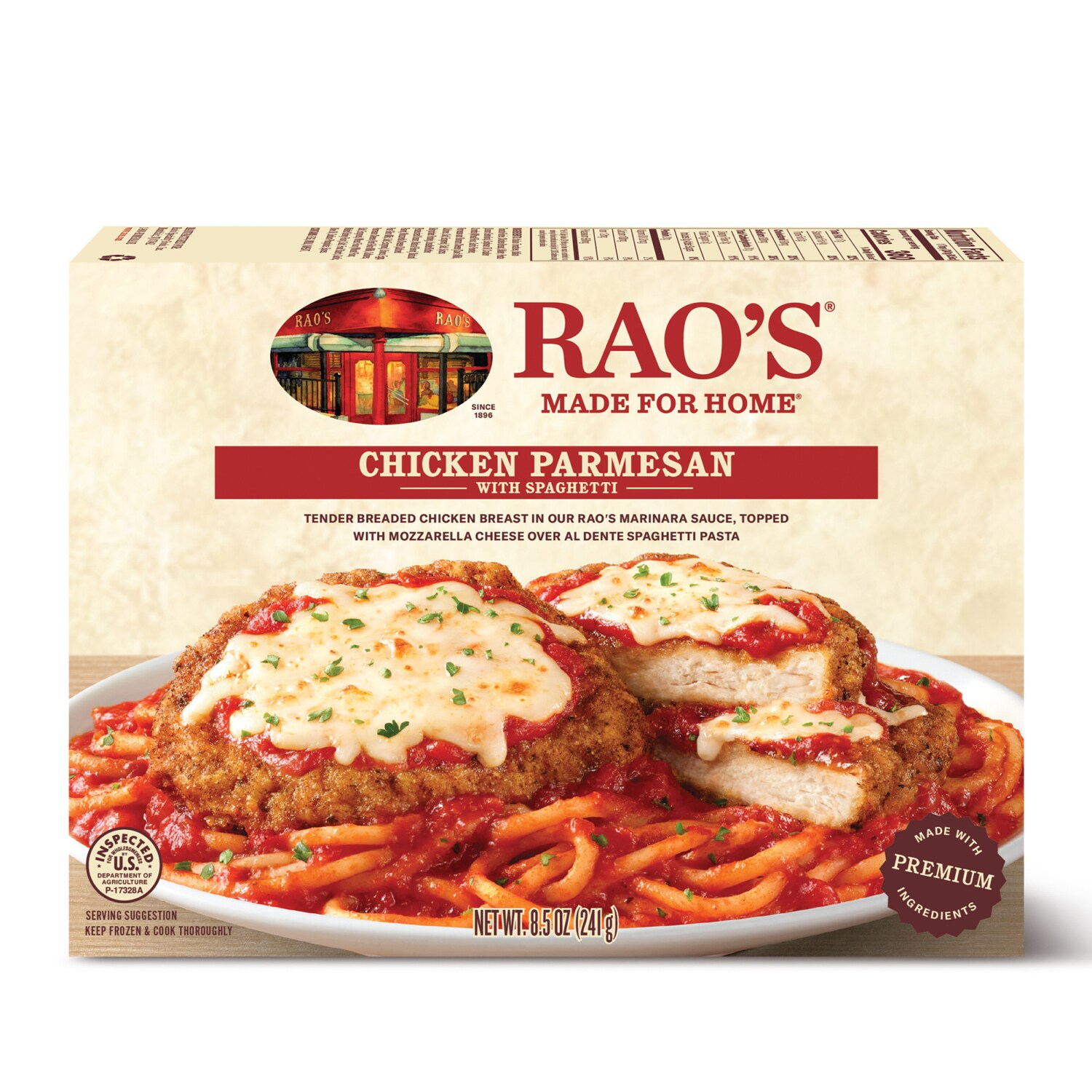 Rao's Made for Home Chicken Parmesan, 8.5oz | FreshDirect