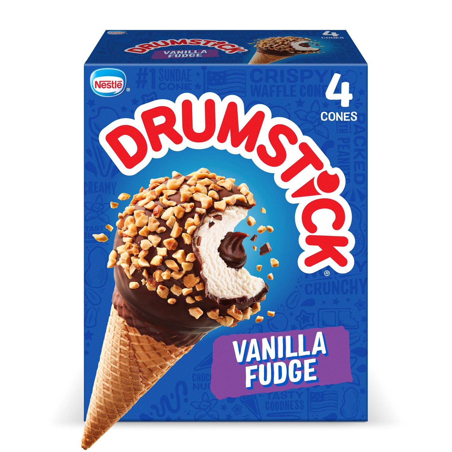 Order Nestlé Drumstick Cones, Vanilla Fudge | Fast Delivery