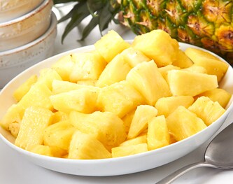 Fresh Pineapple Chunks 8oz | FreshDirect