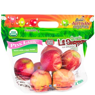 Organic Fuji Apples 3lb Bag | FreshDirect
