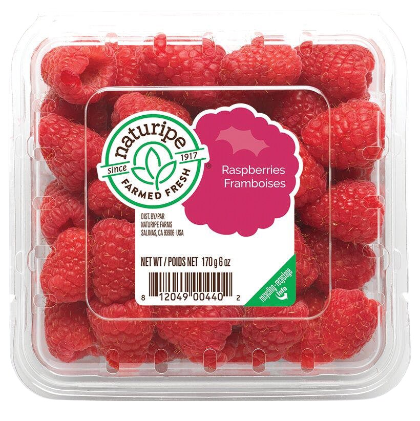 Raspberries, 6oz | FreshDirect