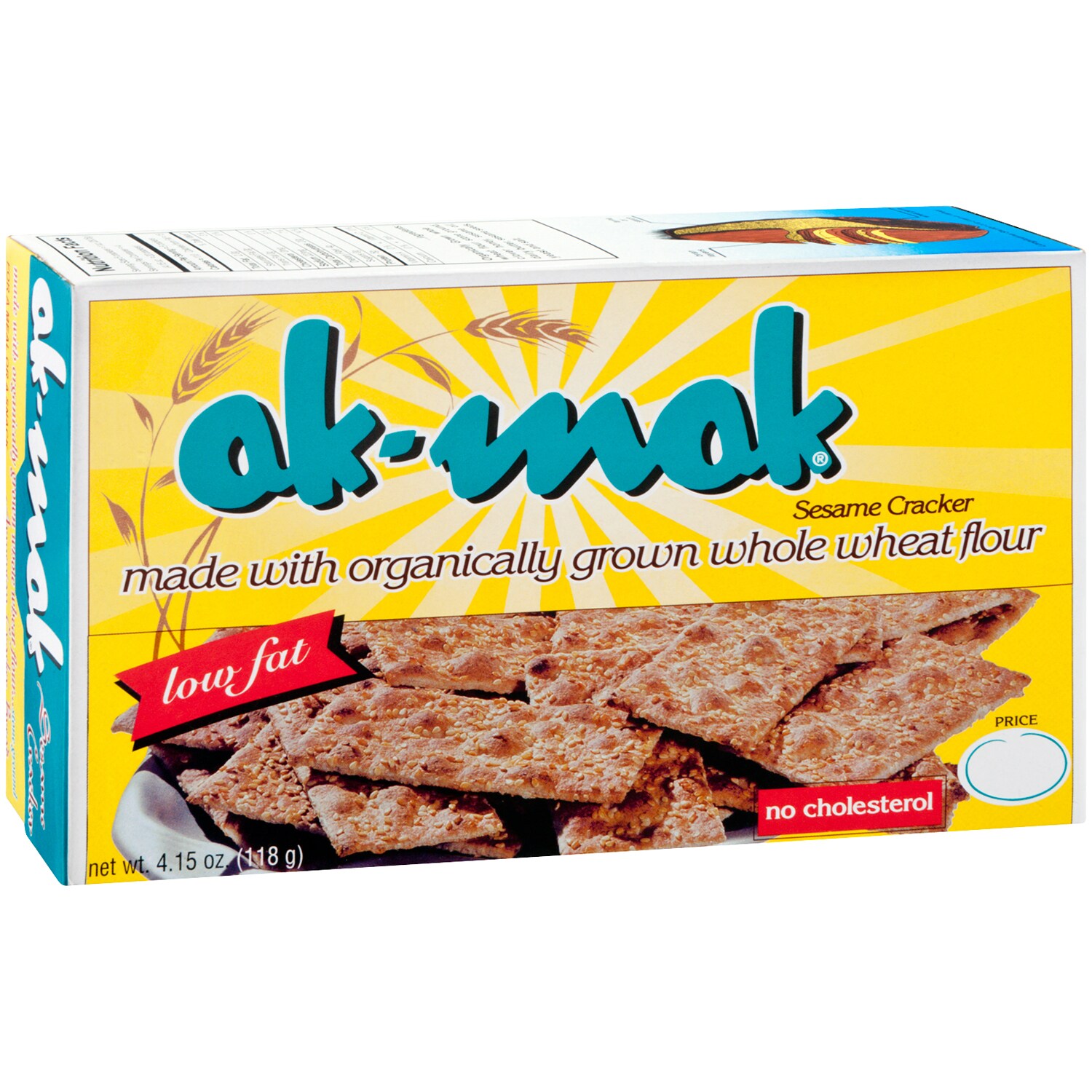 Order Ak-Mak 100% Whole Wheat Stone Ground Sesame Cracker | Fast Delivery