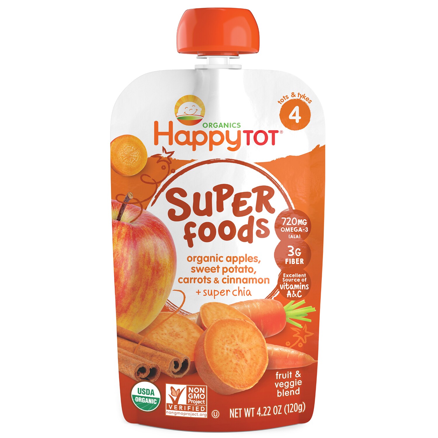 Order Happy Family Happy Tot Organic Super Foods Sweet Potato, Carrot ...