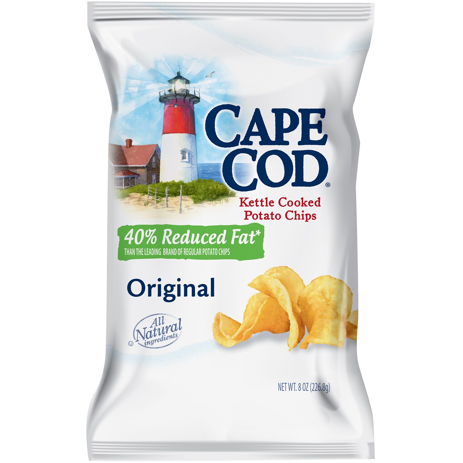 Order Cape Cod 40% Reduced Fat Kettle Cooked Potato Chips, Original ...
