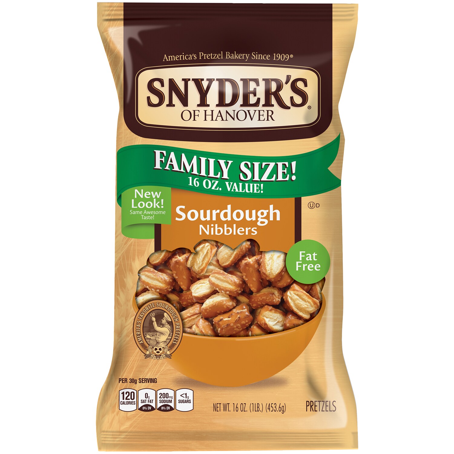 Order Snyder's of Hanover Sourdough Nibblers Pretzels | Fast Delivery