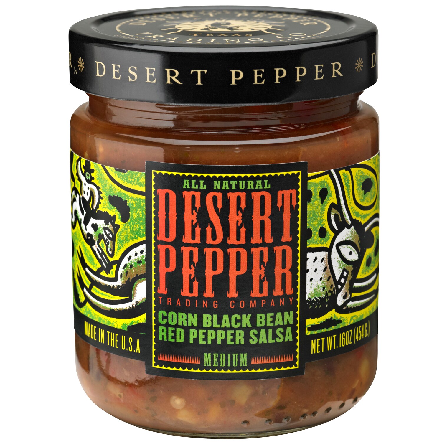 Order Desert Pepper Corn Black Bean Red Pepper Salsa, Medium | Fast ...
