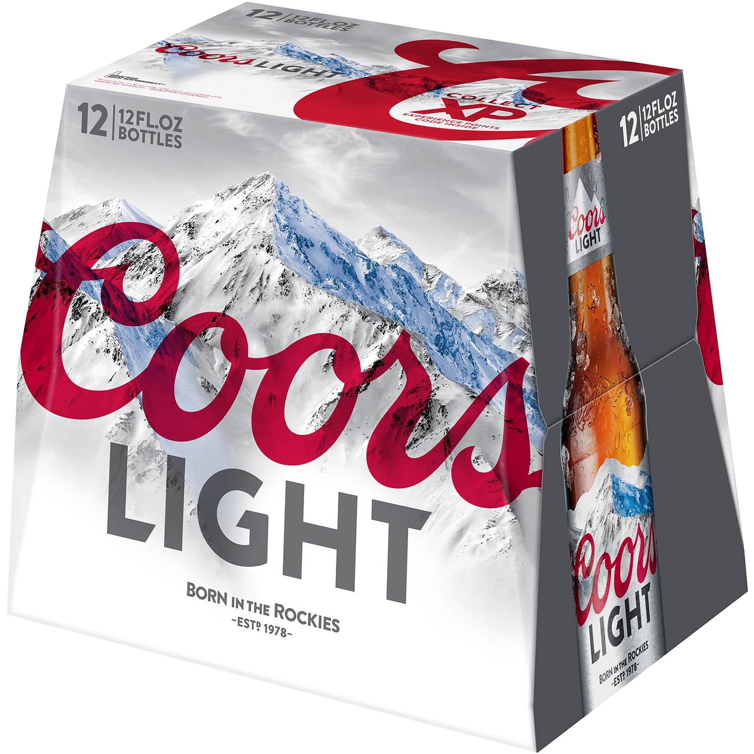 Coors Light Lager, Glass Bottles 12ct | FreshDirect