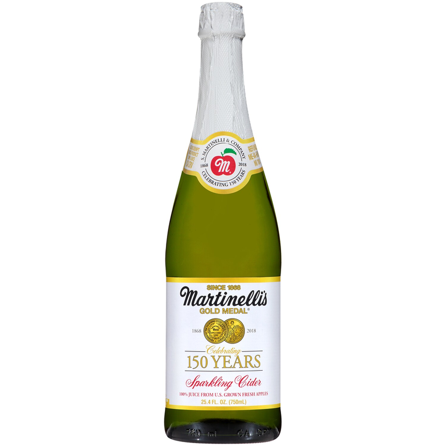 Order Martinelli's Gold Medal Sparkling Apple Cider, Glass Bottle ...