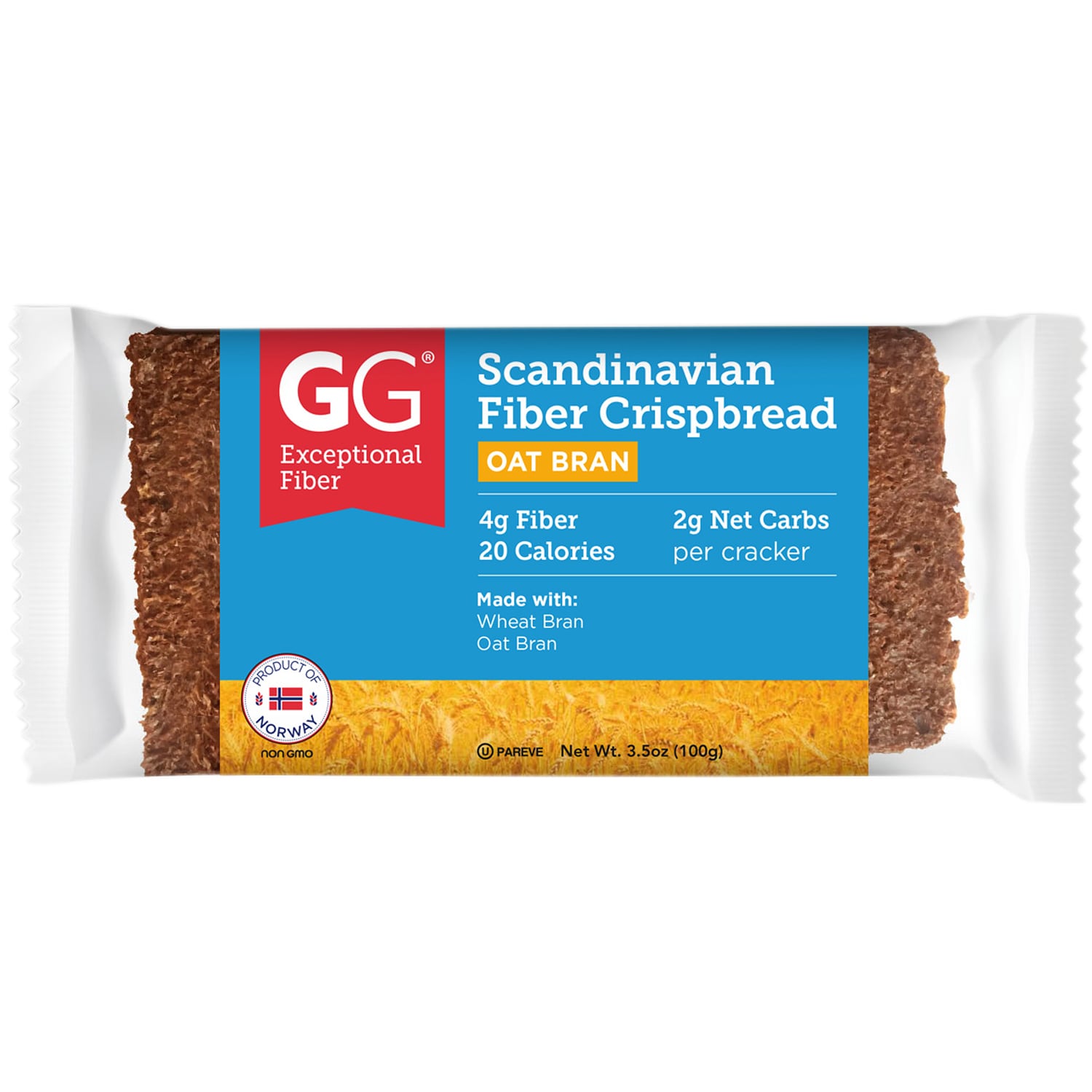 Order GG Unique Fiber Scandinavian Fiber Crispbread, Oat Bran | Fast ...