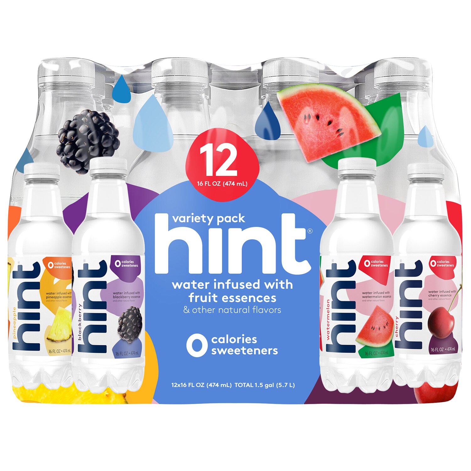 Order Hint Water Variety Pack, Plastic Bottles | Fast Delivery