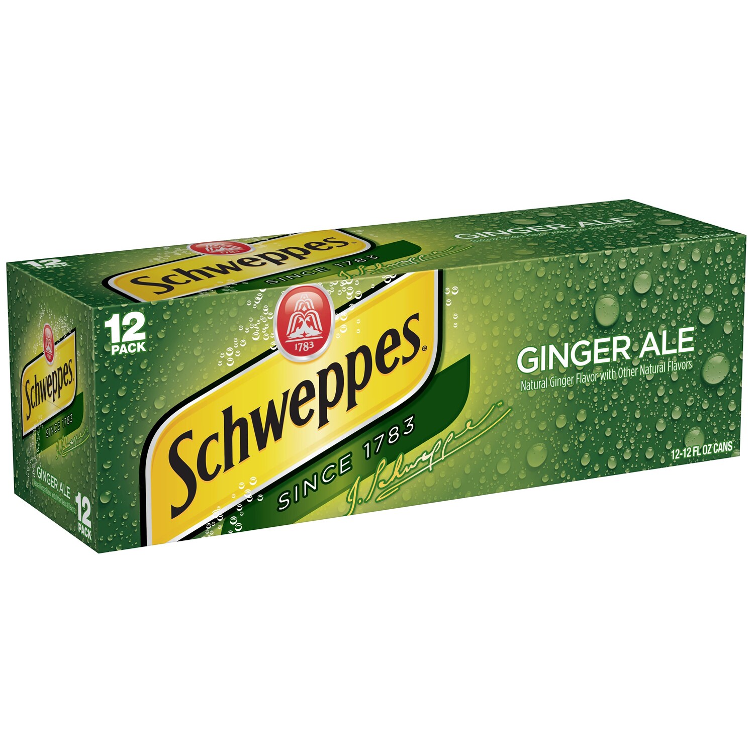 Schweppes Ginger Ale, Cans, 12ct | FreshDirect