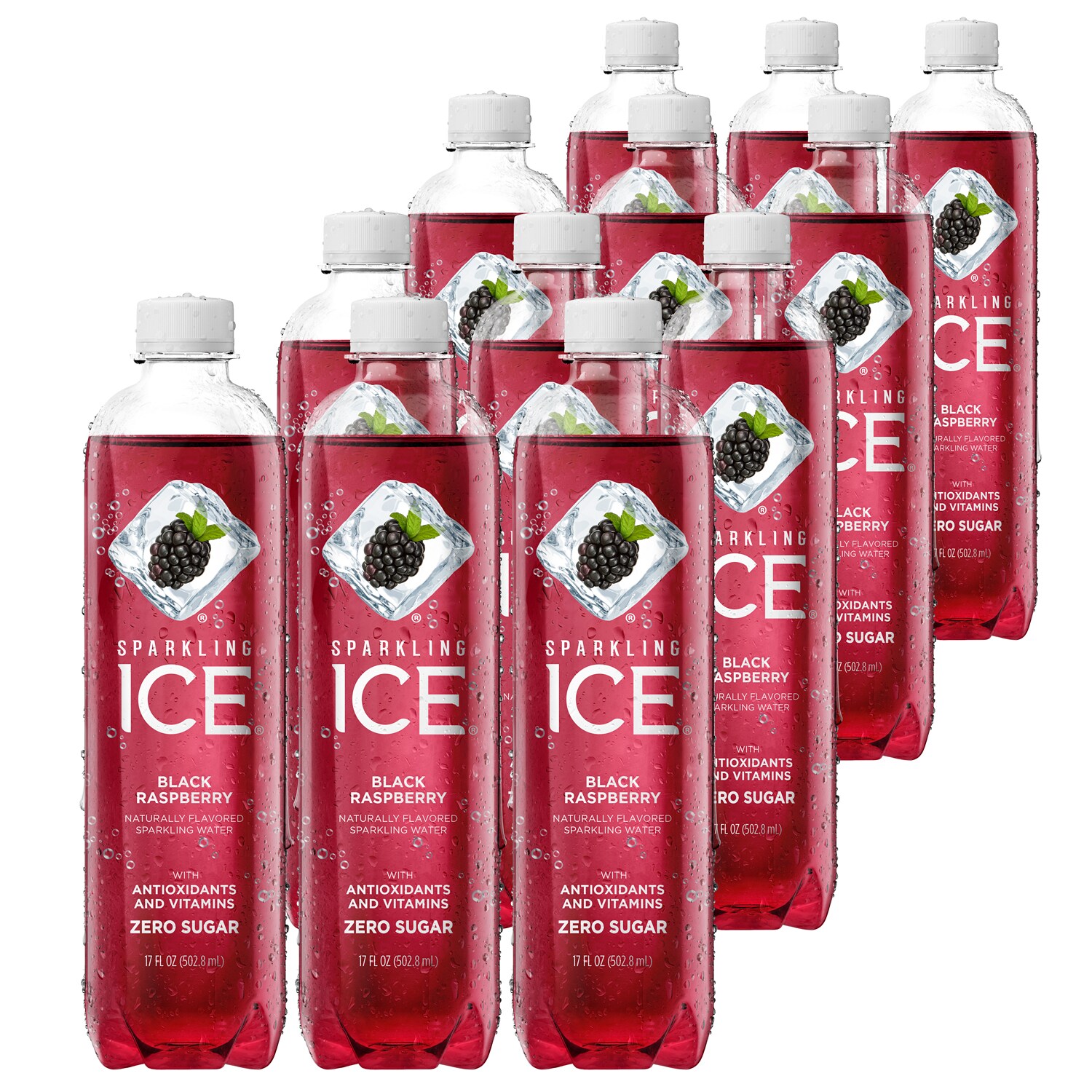 Order Sparkling Ice Sparkling Water, Black Raspberry, Plastic Bottles ...
