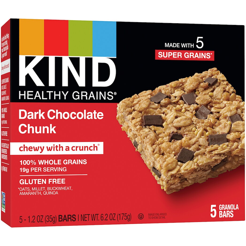 Order KIND Healthy Grains Granola Bars, Dark Chocolate Chunk | Fast ...