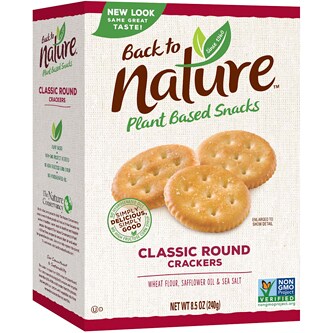 Order Back to Nature Organic Crackers, Stoneground Wheat | Fast Delivery