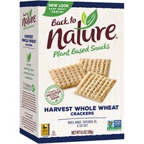 Order Back to Nature Organic Crackers, Stoneground Wheat | Fast Delivery