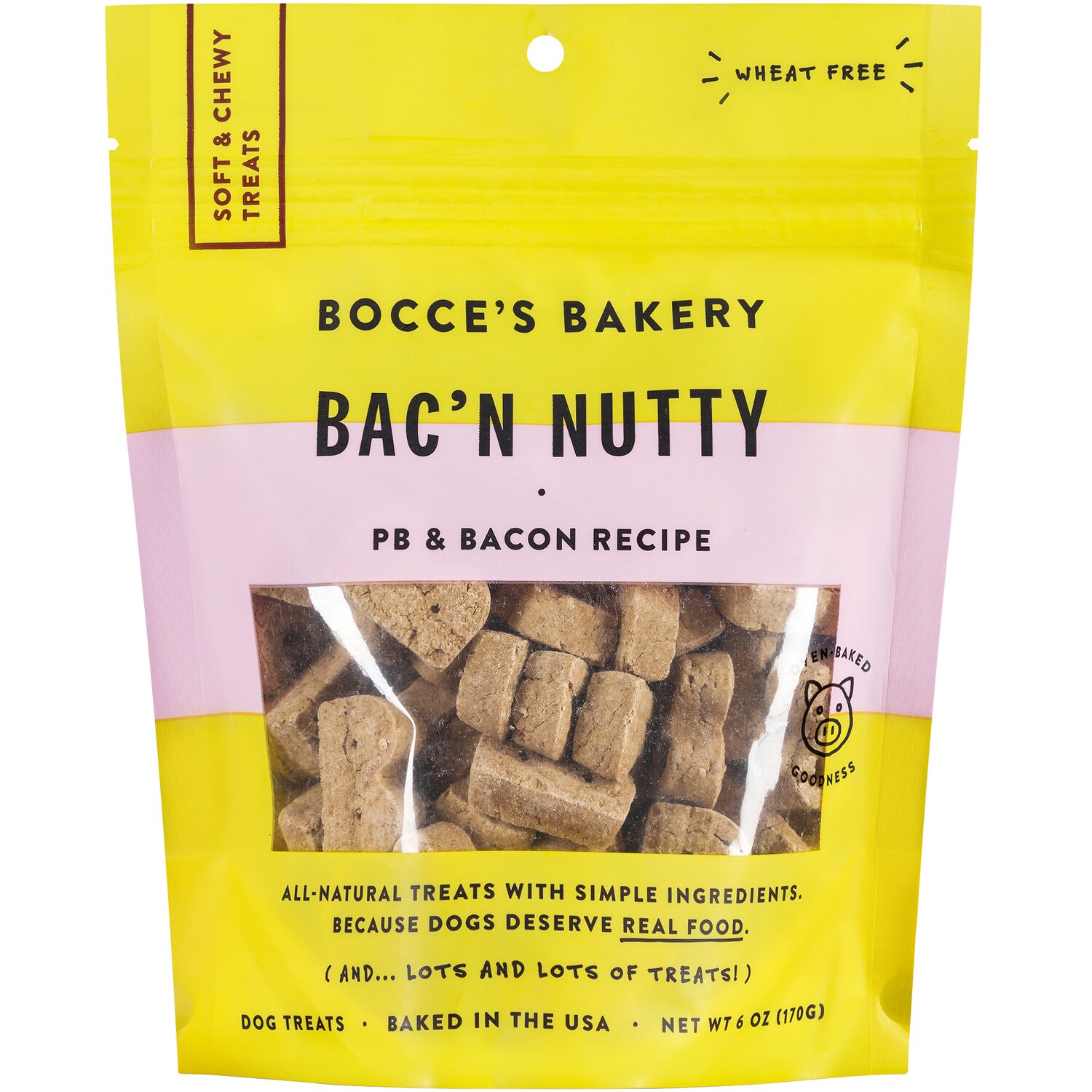 Bocce's Bakery Bac'n Nutty Dog Treats | FreshDirect