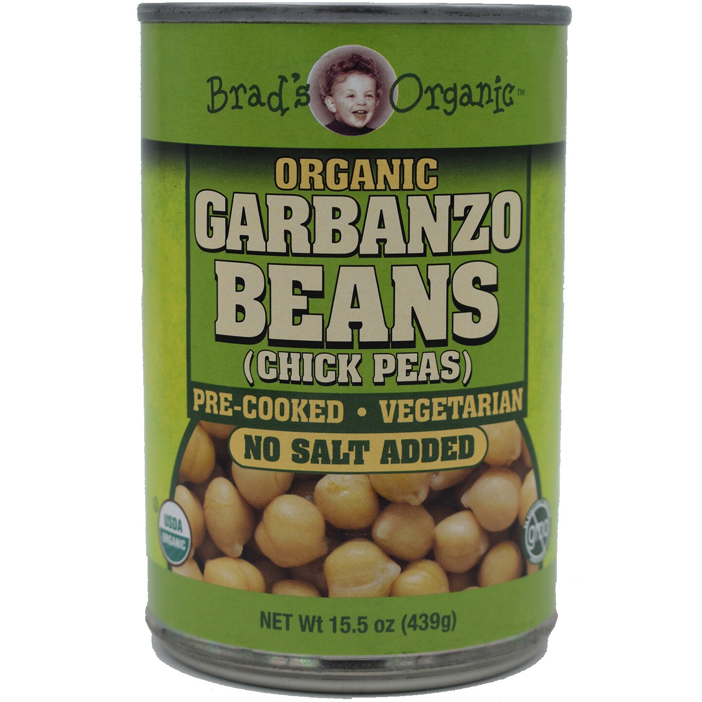 Brad's Organic No Salt Added Garbanzo Beans | FreshDirect
