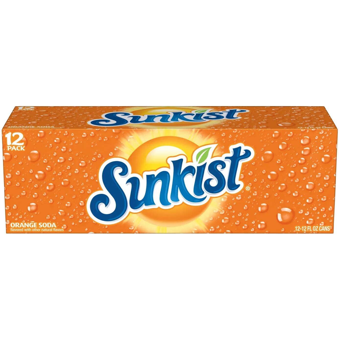 Sunkist Orange Soda, 12ct | FreshDirect