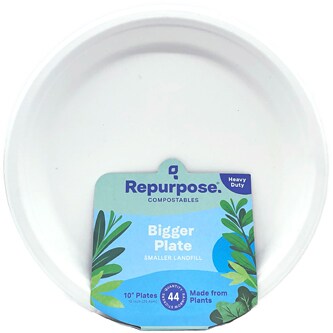 Repurpose Compostable Plates, 9", 44ct | FreshDirect