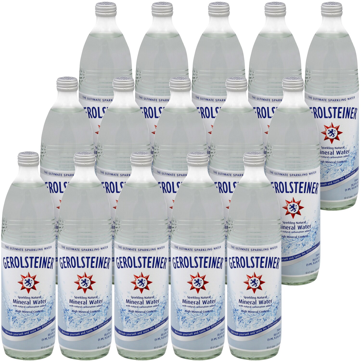 Gerolsteiner Sparkling Mineral Water, 15ct | FreshDirect