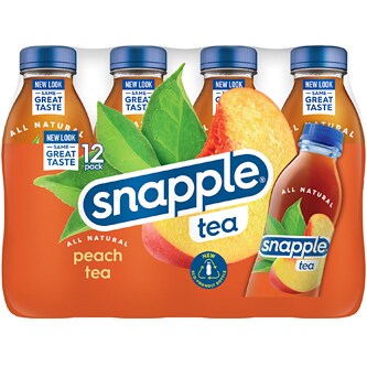 Zero Sugar Snapple Peach Tea, 16fl oz, 12ct | FreshDirect