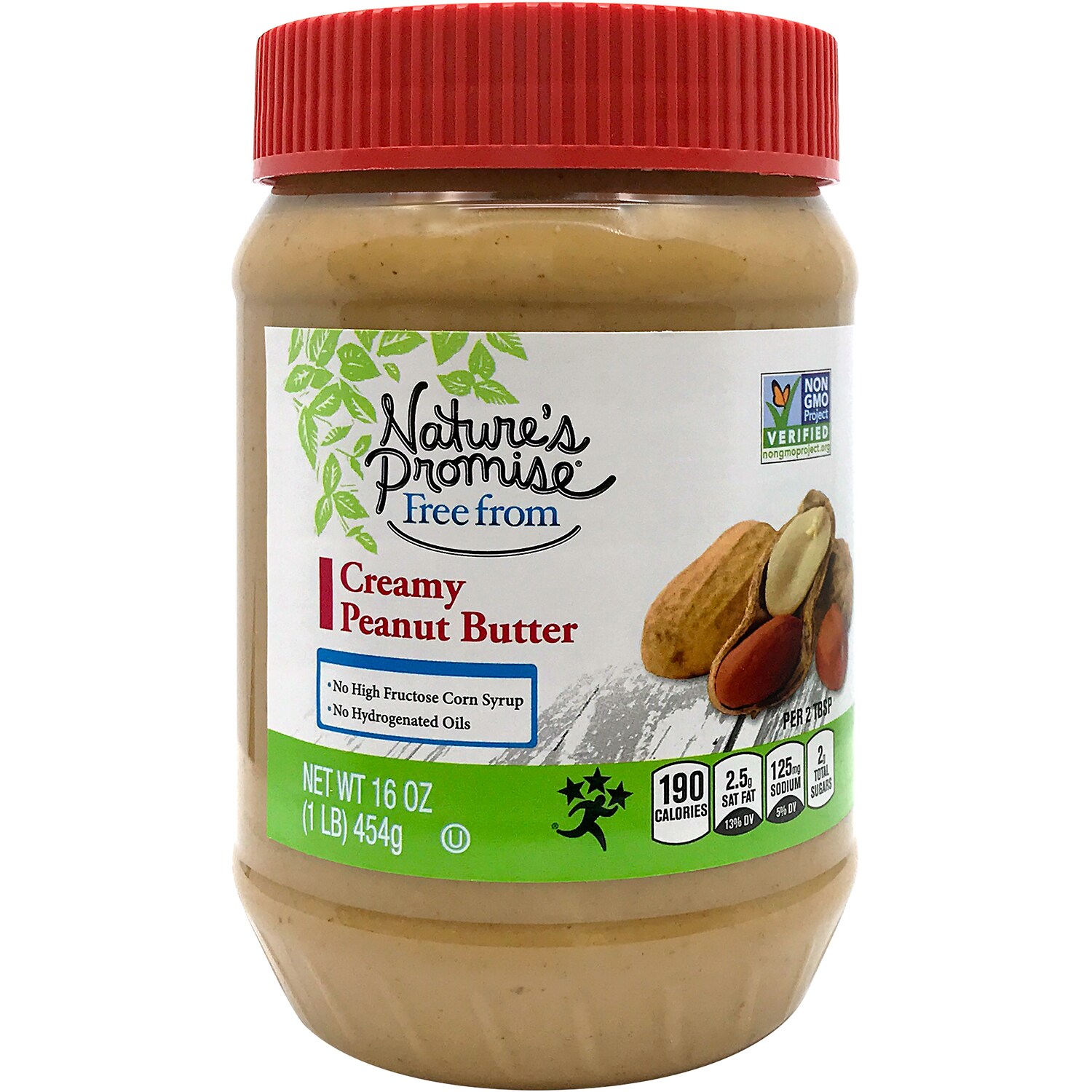 Nature's Promise Peanut Butter, Creamy, 16oz | FreshDirect
