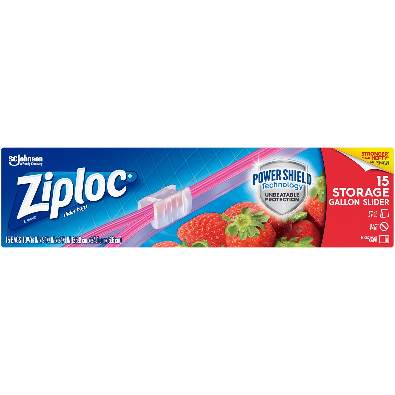 Ziploc Slider Gallon Storage Bags | FreshDirect