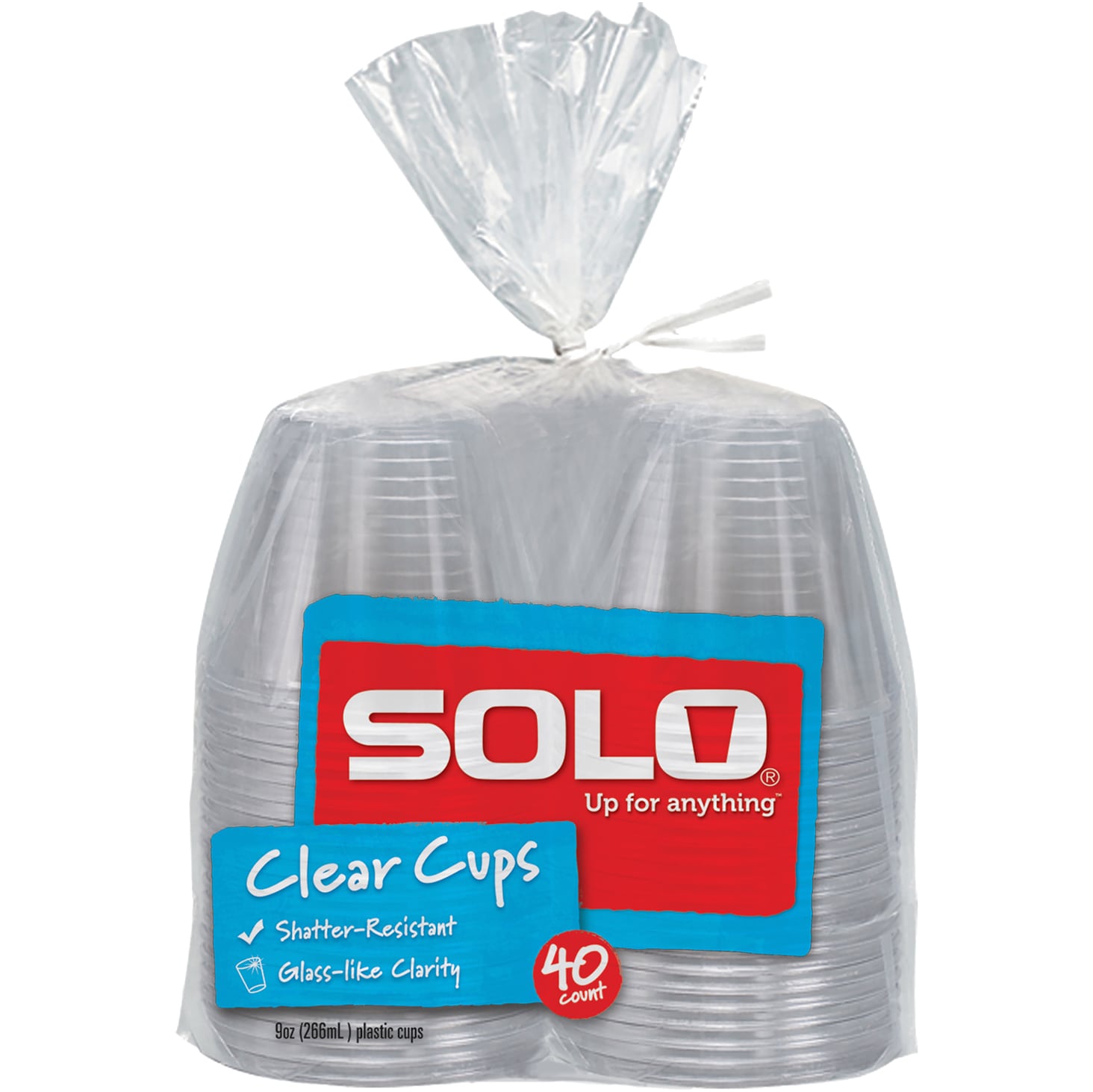 Order Solo Ultra Clear Plastic Cups, 9oz | Fast Delivery