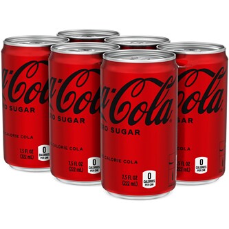 Diet Coke Cola, Cans 6ct | FreshDirect