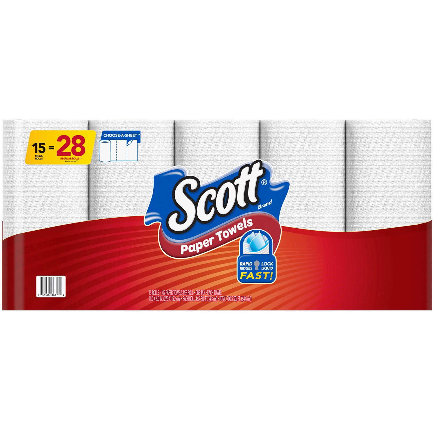Scott 1-Ply Paper Towels, Mega Rolls | FreshDirect