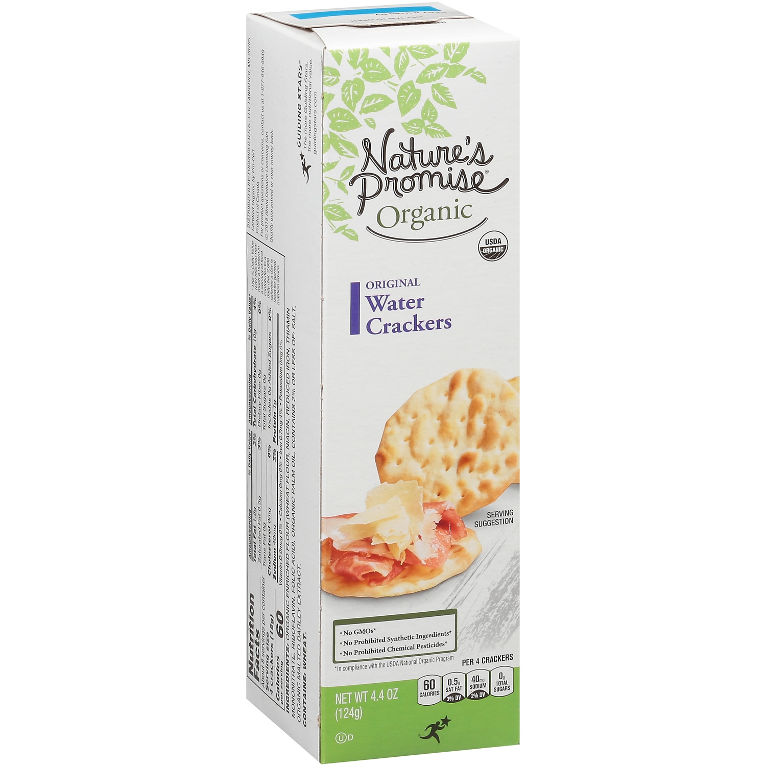Nature's Promise Organic Water Crackers, Original | FreshDirect