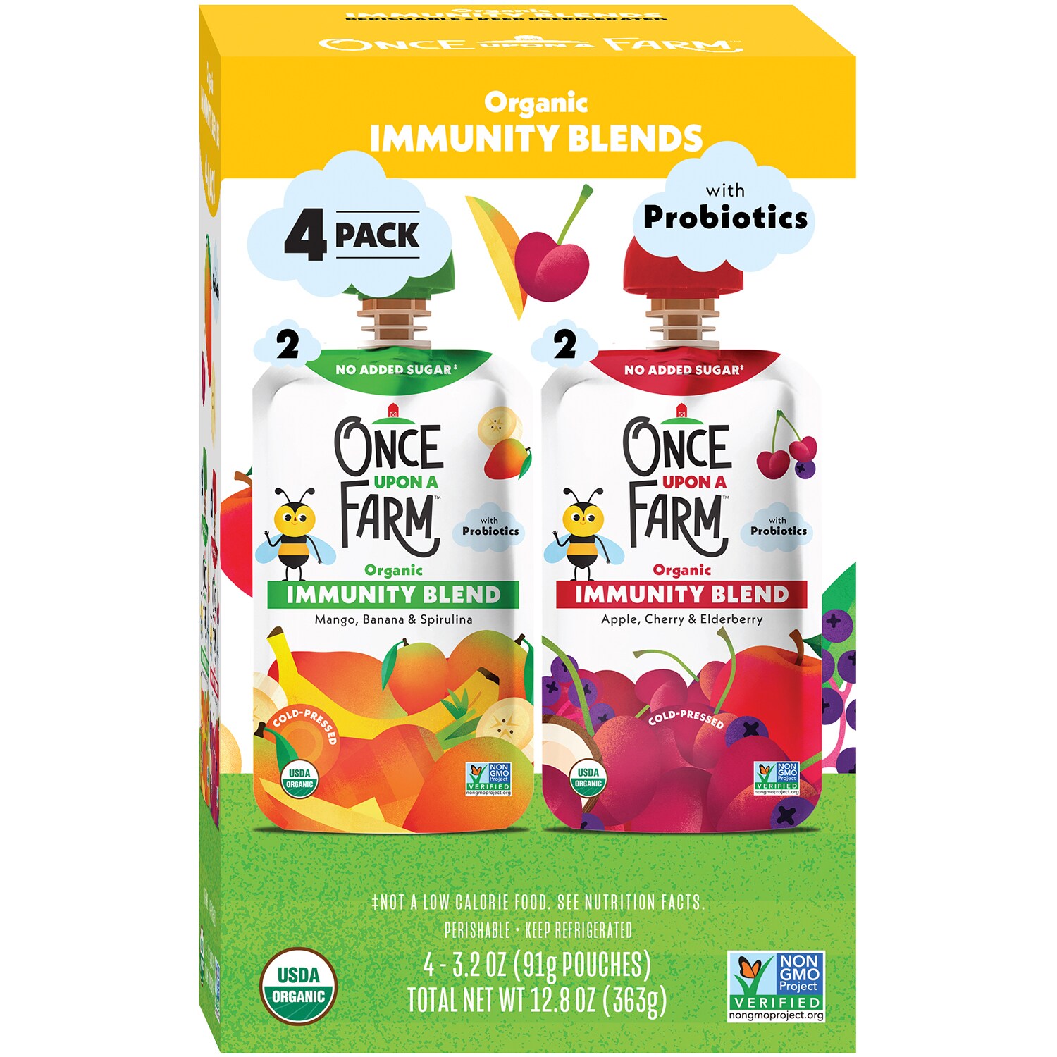 Once Upon a Farm Organic Immunity Blend Variety Pack | FreshDirect