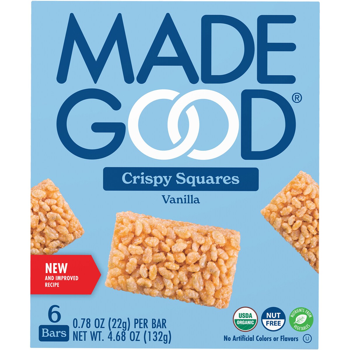 Made Good Crispy Squares, Vanilla | FreshDirect