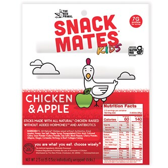 The New Primal Snack Mates Kids, Chicken & Maple | FreshDirect