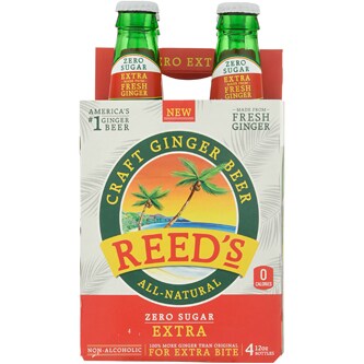 Reed's Craft Ginger Beer, Extra Zero Sugar | FreshDirect