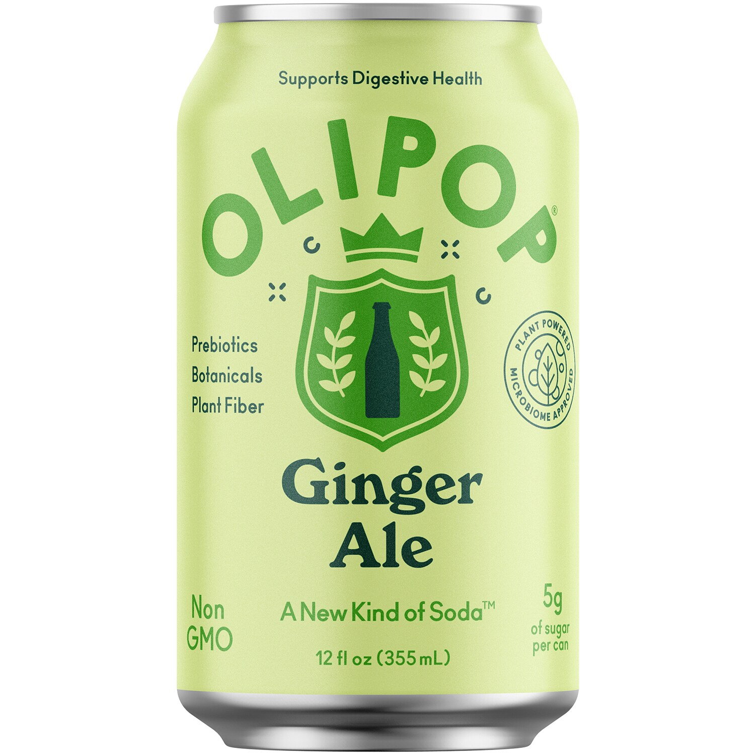 Olipop Sparkling Tonic, Ginger Ale, Can | FreshDirect