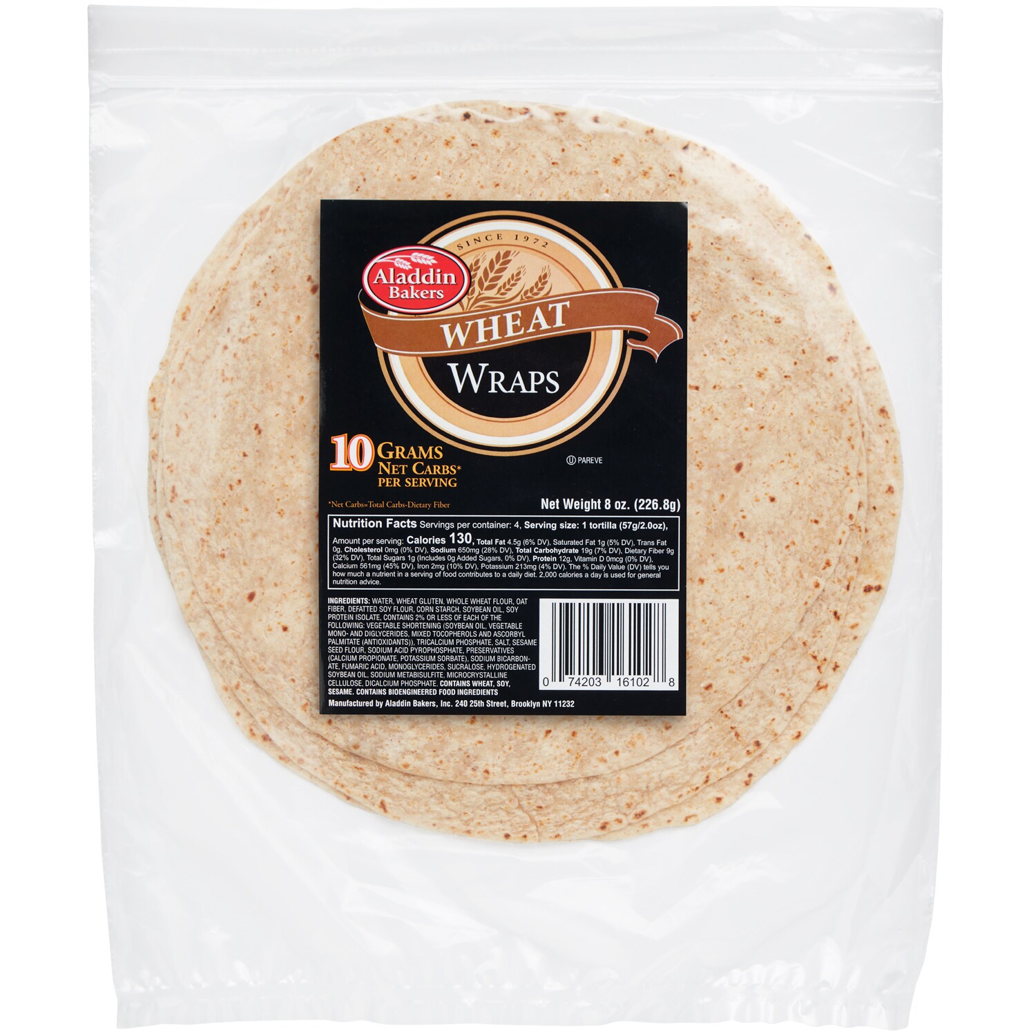Order Aladdin Low-Carb Wheat Wrap | Fast Delivery