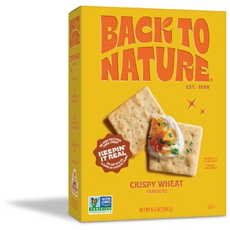Order Back to Nature Organic Crackers, Stoneground Wheat | Fast Delivery