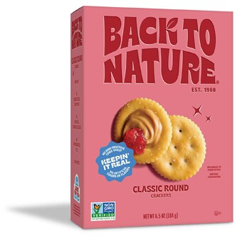 Order Back to Nature Organic Crackers, Stoneground Wheat | Fast Delivery