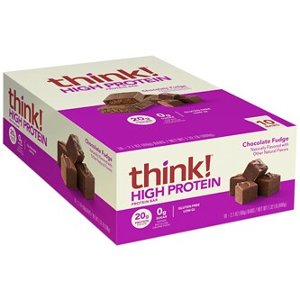 Think! High Protein Bars, Chocolate Fudge 10ct | FreshDirect