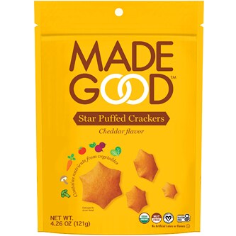 Order Made Good Star Puffed Crackers, Sea Salt | Fast Delivery