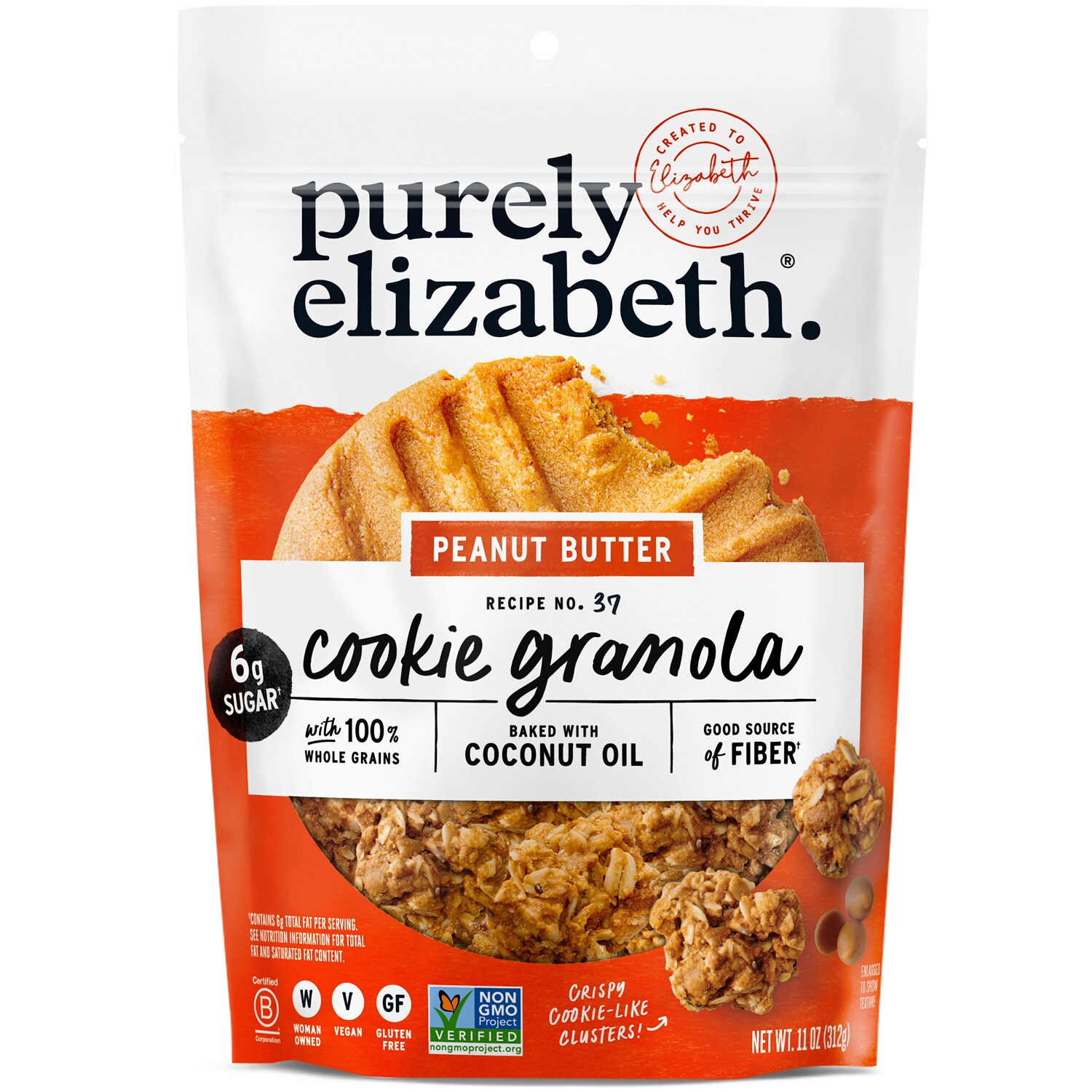 Order Purely Elizabeth Cookie Granola, Peanut Butter | Fast Delivery