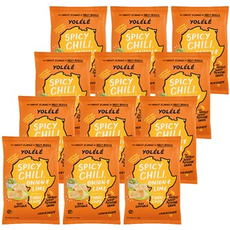 Yolélé Fonio Chips, Yassa! Chili, Onion + Lime 12ct | FreshDirect