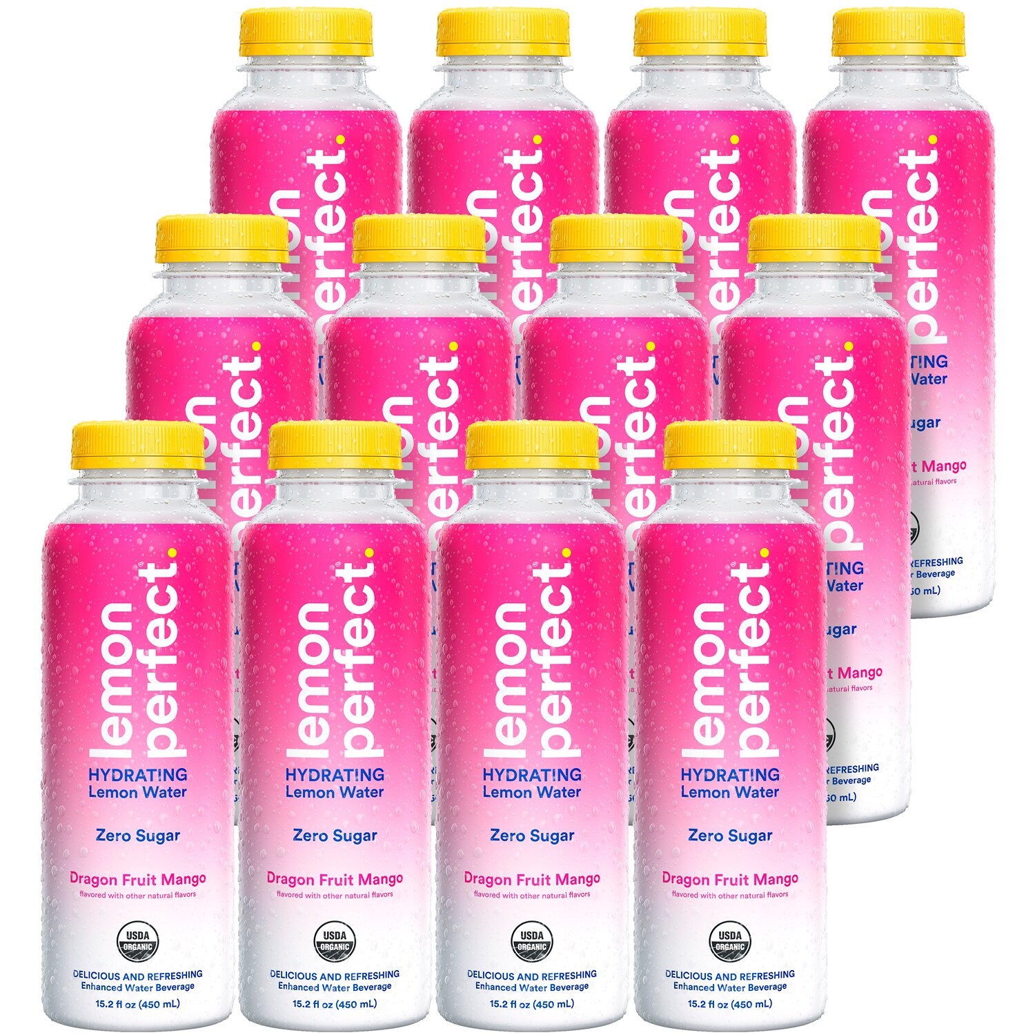 Lemon Perfect Zero Sugar Lemon Water, Dragon Fruit Mango 12ct | FreshDirect