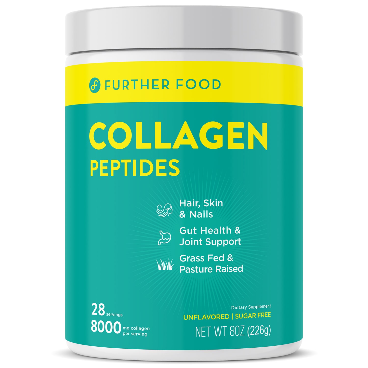 Order Further Food Collagen Peptides 100% Pure Protein Powder | Fast ...